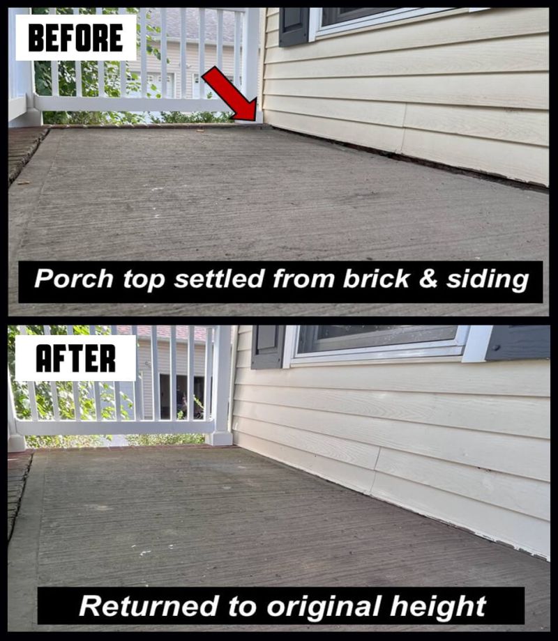 Concrete Porch Service | Leveling & Repair