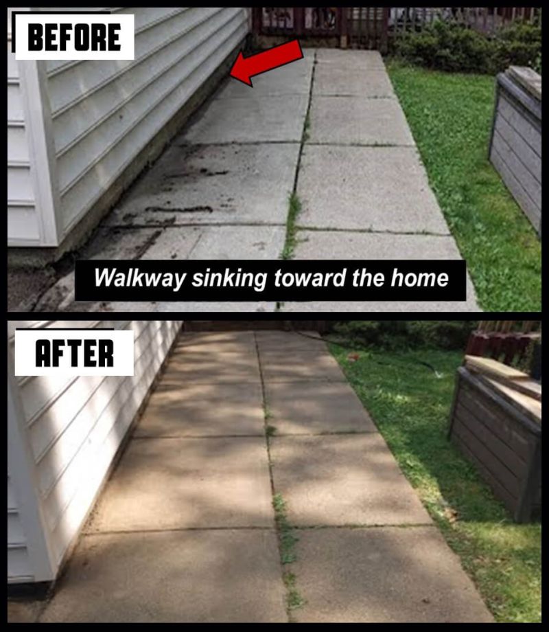 Concrete Leveling Service | Sidewalk & Walkway